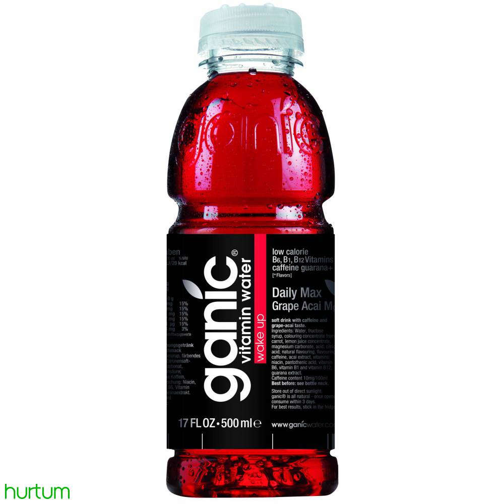 Ganic Water Wake Up Napój woda witaminowa 500 ml w Hurtum.pl